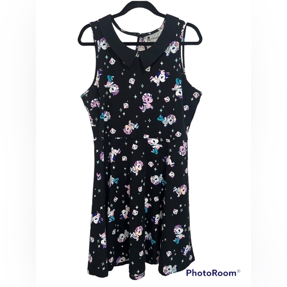 tokidoki | Dresses | Tokidoki Unicorn Mermaid Ponies Collard Dress ...